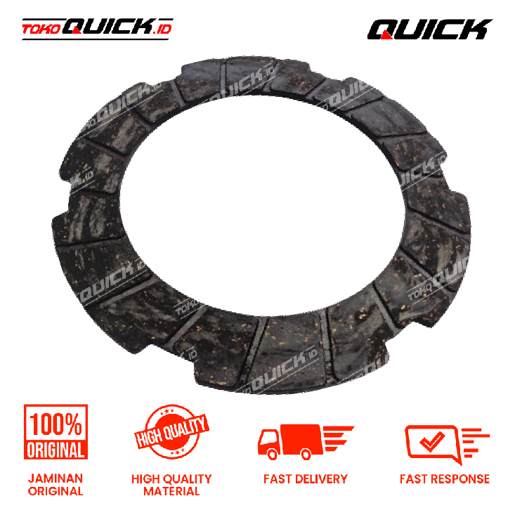 Jual KAMPAS KOPLING QUICK TRUK - CLUTCH FACING (MCI-70), QT-14 (SP ...