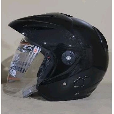 Jual Helm INK CX 25 Solid Black Met | Shopee Indonesia