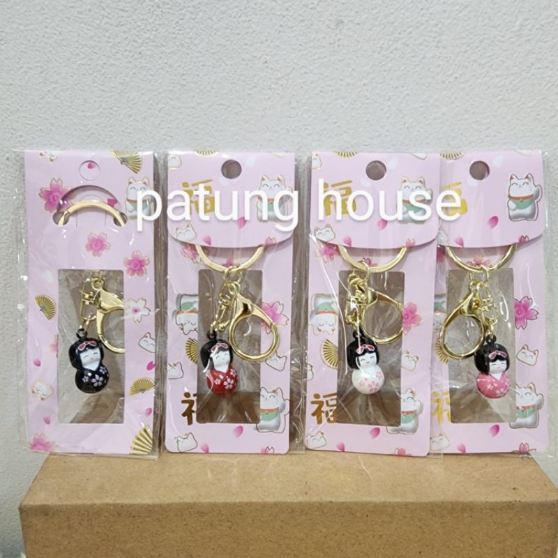 Jual Gantungan Kunci Keychain Souvenir Japan Jepang Boneka Jepang Bel ...