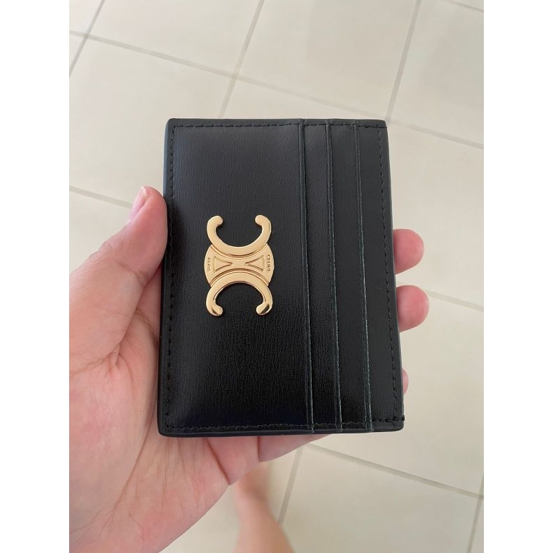 Jual Card Holder Ce*i*e Glossy Tempat Kartu Cewek GHW Hitam | Shopee ...