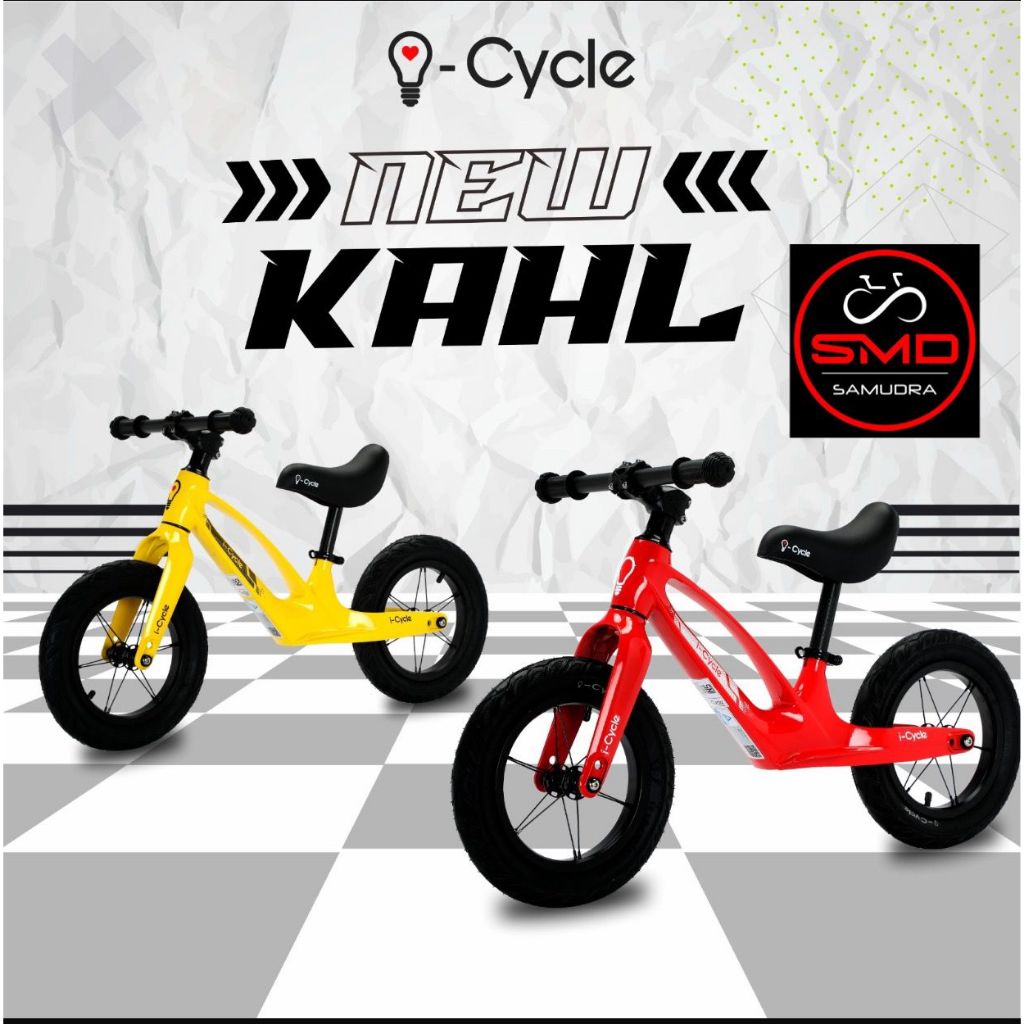 Jual Sepeda Anak Push Balance Bike 12 Inch Merk Icycle KAHL Frame ...