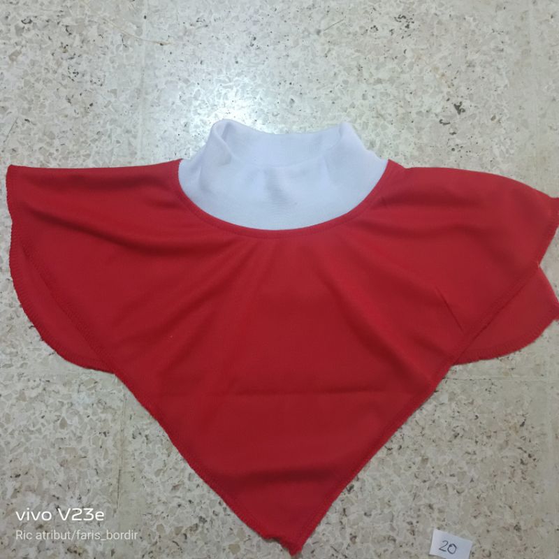 Jual SCRAF SECRAF UPACARA SYAL UPACARA MERAH PUTIH SCRAF MERAH POLOS ...