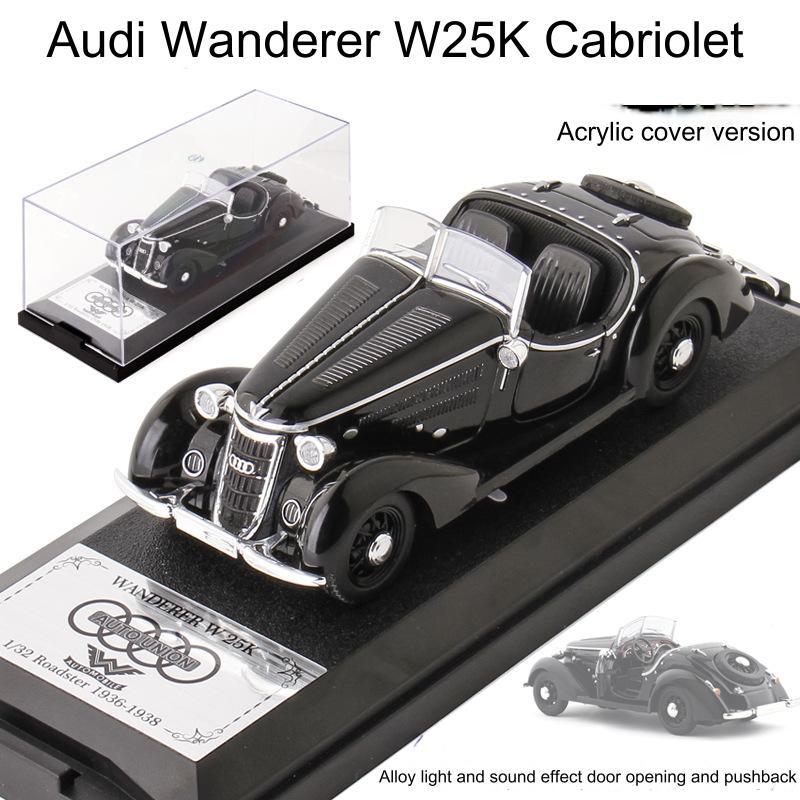 Jual Diecast Alloy Classic Cars Audi Wanderer W25K 1936 Scala 1:32 With Sound Light Pullback ...