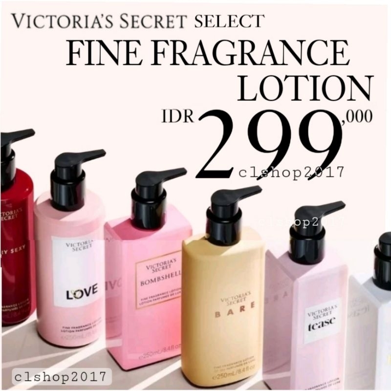 Jual VICTORIA'S SECRET VS HIGH END FINE FRAGRANCE FF LOTION 250 ML ...
