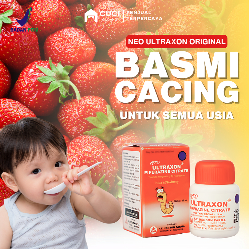 Jual Obat Cacing Neo Ultraxon Penambah Berat Badan Anak Cair Untuk ...