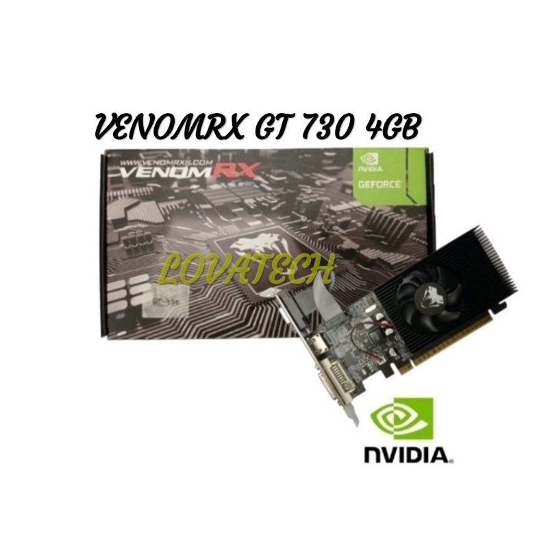 Jual VENOMRX GT 730 4GB/ VGA NVIDIA VENOMRX GT730 4GB BARU GARANSI 1 TAHUN | Shopee Indonesia