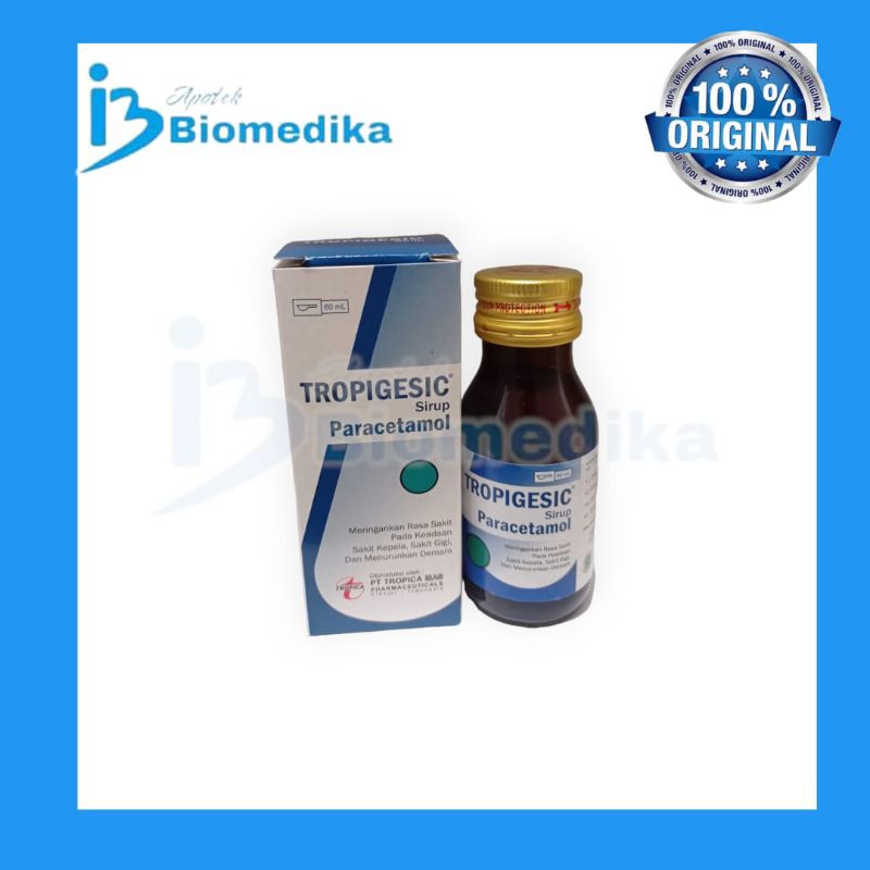 Jual TROPIGESIC SYR 60ML OBAT DEMAM | Shopee Indonesia