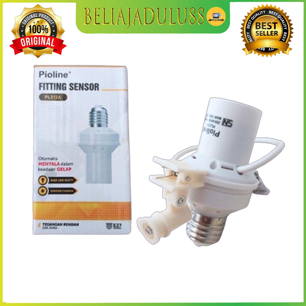 Jual Beliajadulu88 Fiting lampu sensor Pioline Fitting Lampu Otomatis ...