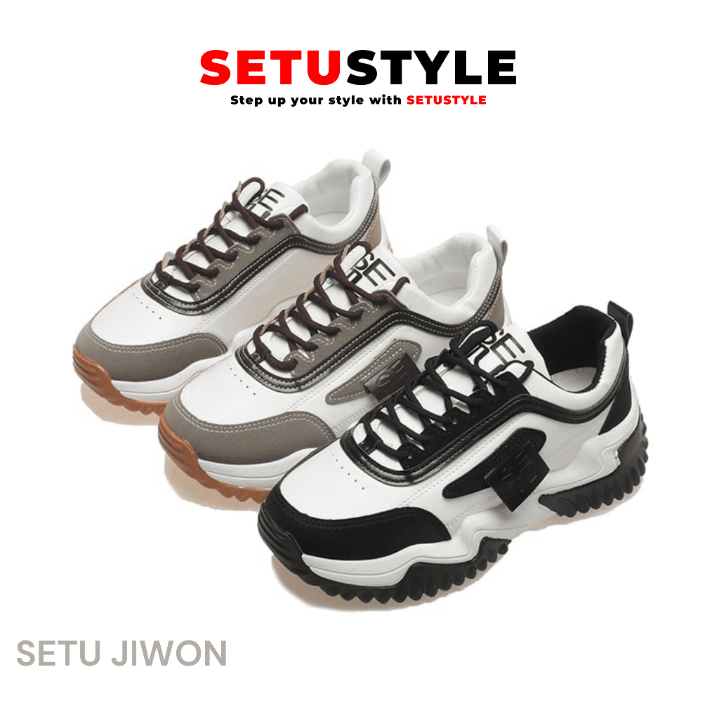 Jual SETU Jiwon Sepatu Sneakers Wanita Casual Olahraga Sport Running ...