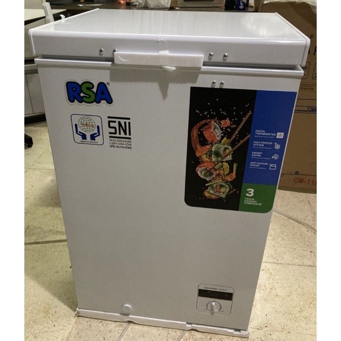 Jual (Original) Chest Freezer RSA CF-110 / CF 110 Freezer 100 L ...