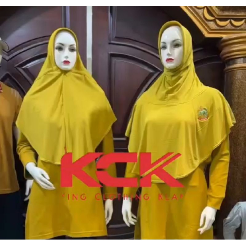 Jual Jilbab PSO Lemon KCK UW Tanpa logo persit | Shopee Indonesia