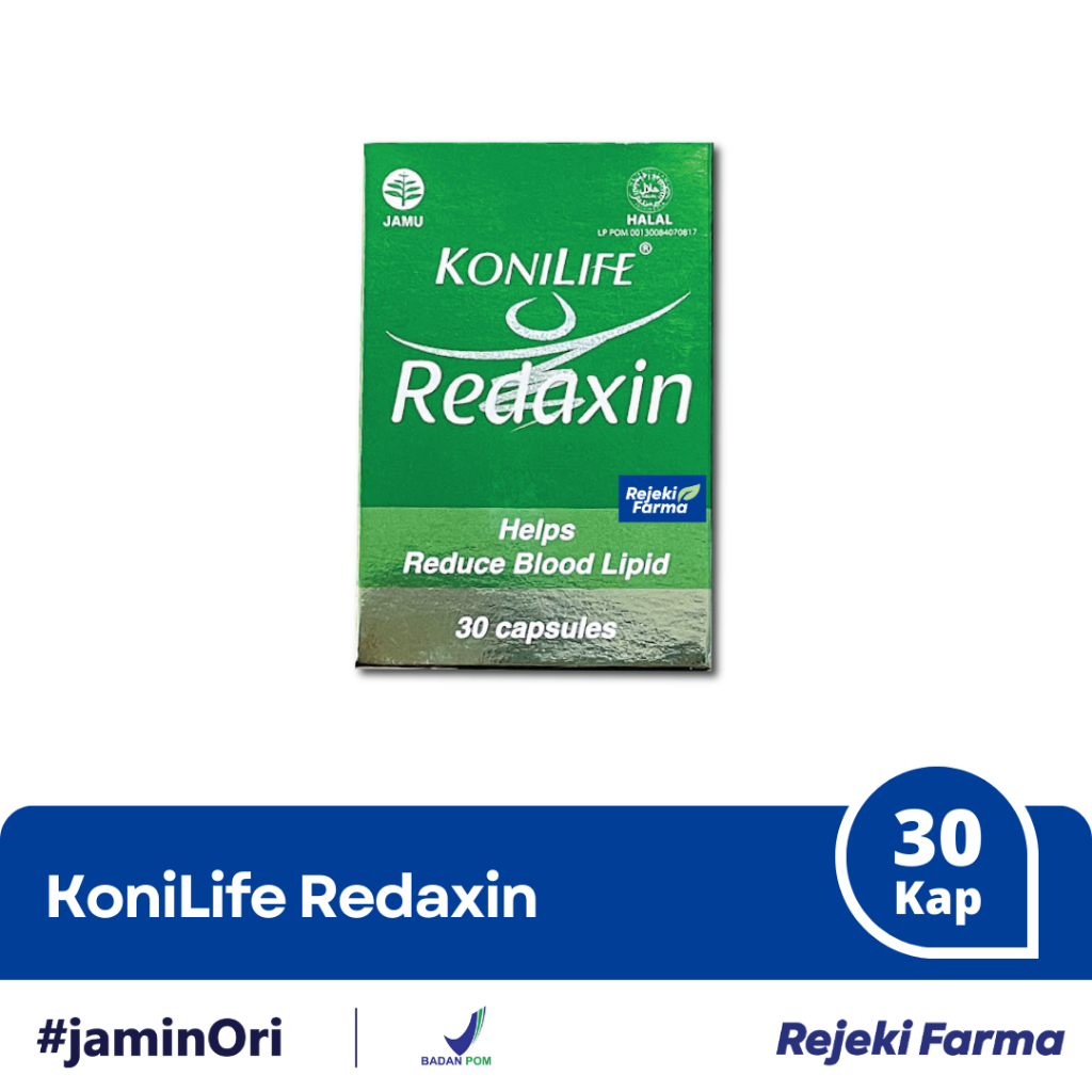 Jual Konilife Redaxin 30 Kapsul - Koni Life Menurunkan Kolesterol Halal ...