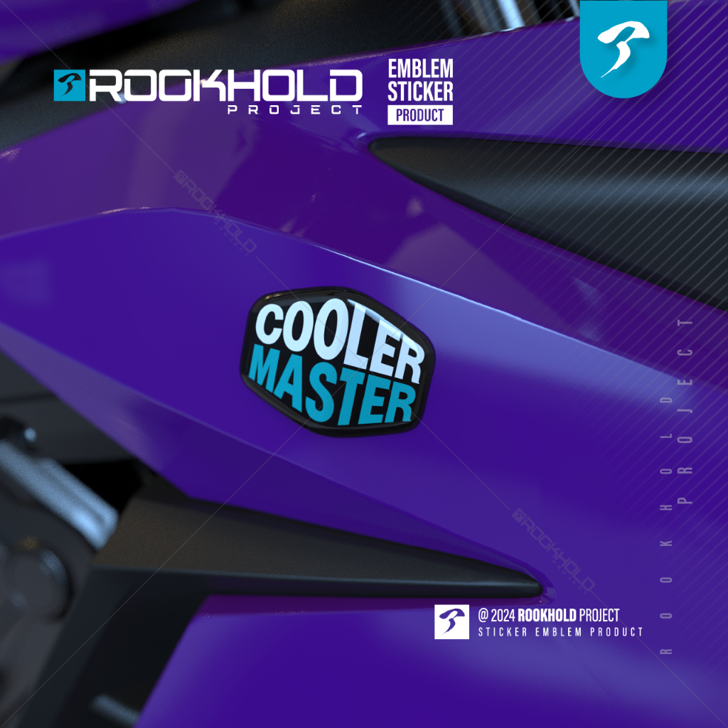 Jual Stiker Emblem Cooler Master | Stiker TImbul Cooler Master | Stiker ...