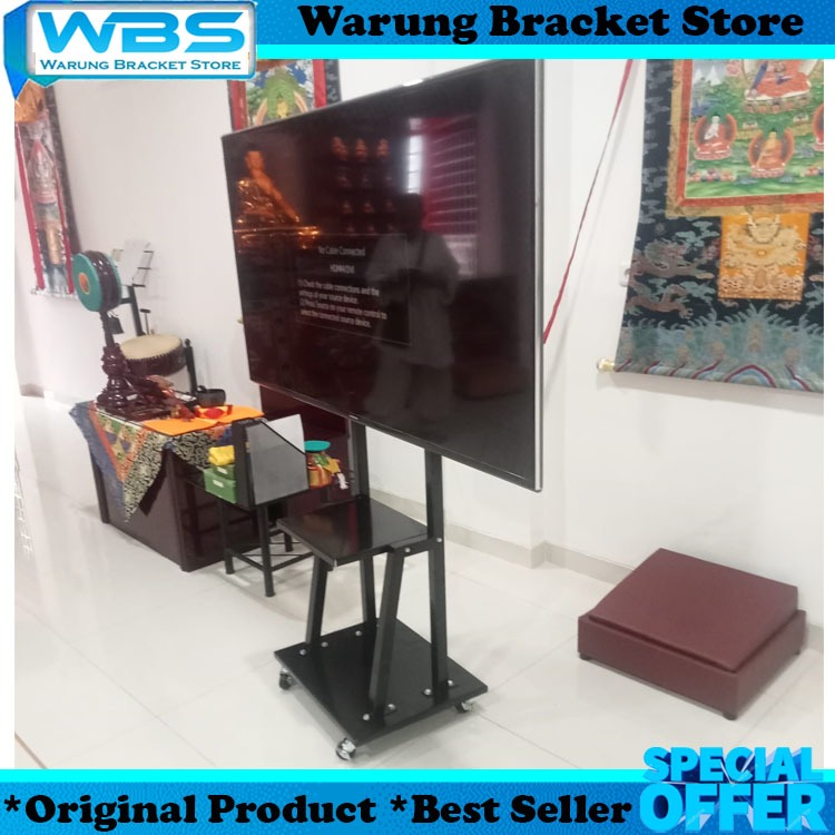 Jual Bracket TV stand/Bracket Stand TV/Bracket Standing TV LED Dorong ...