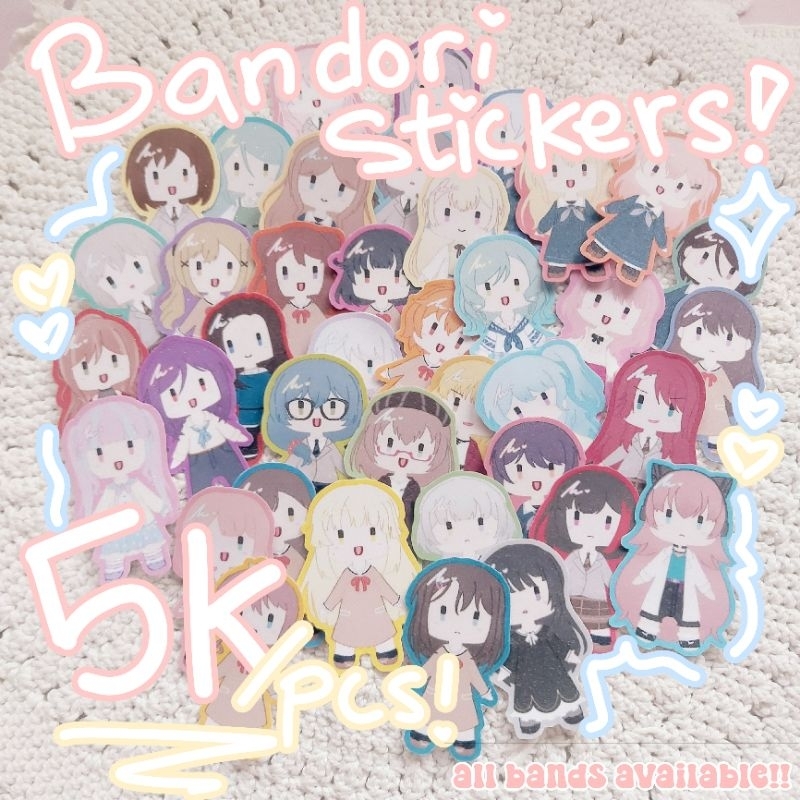 Jual Bandori stickers , BanG Dream Stickers | Shopee Indonesia