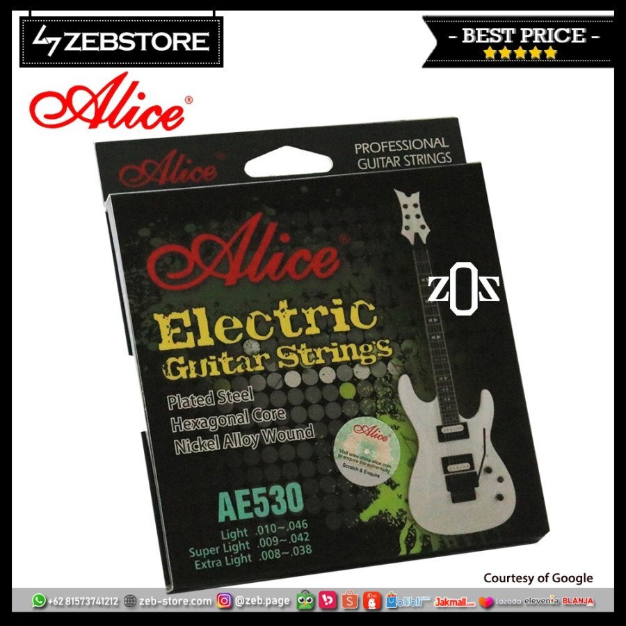 Jual Senar Gitar Electric Alice AE530 | Shopee Indonesia