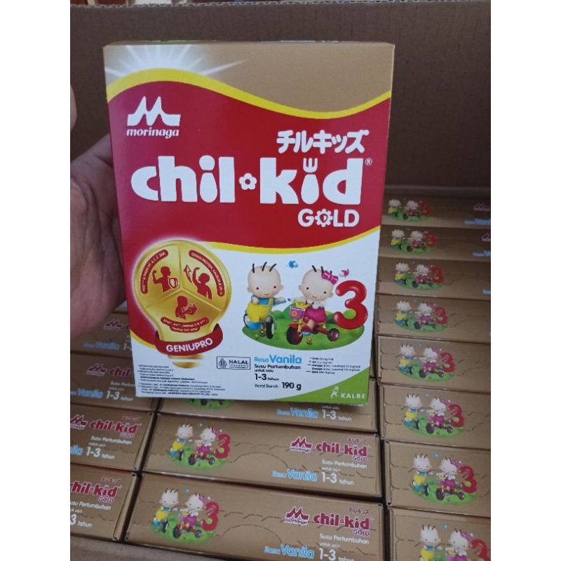 Jual MORINAGA CHIL KID GOLD Vanilla (190 gr) usia 1-3 tahun | Shopee ...