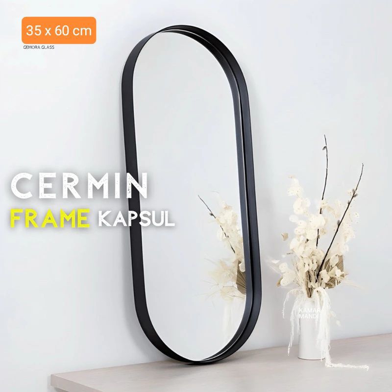 Jual Cermin Full Oval / cermin dinding / cermin gantung / cermin ...