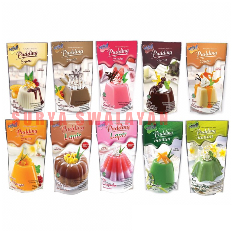 Jual Nutrijel Puding Susu All Varian - Nutrijell Pudding Susu | Shopee ...