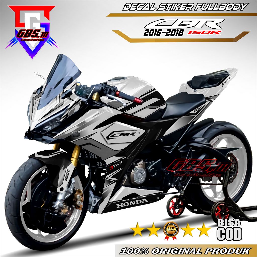 Jual PROMO - Decal cbr 150R K45G 2016 2017 2018 sticker fullbody motor ...