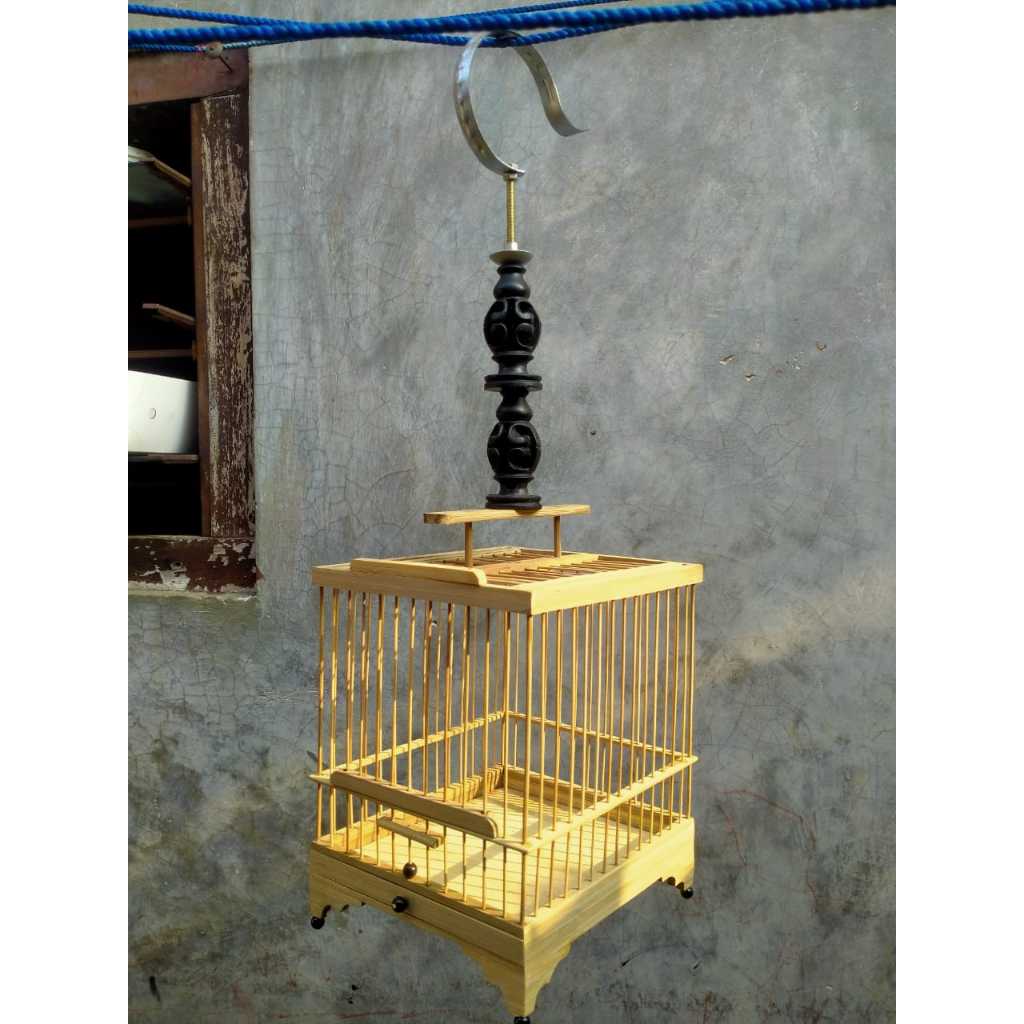 Jual SANGKAR BAMBU KECIL (UNTUL) Ukuran 12 x 15 Cm - Kandang Untulan ...