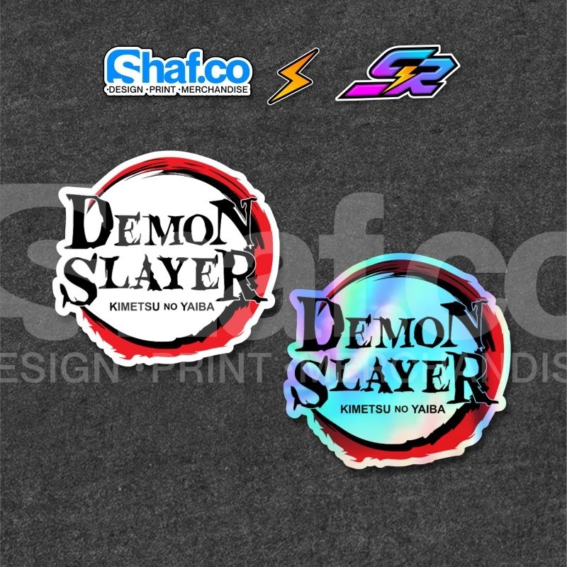 Jual STICKER DEMON SLAYER VINYL DAN HOLOGRAM VIRAL KEREN | Shopee Indonesia
