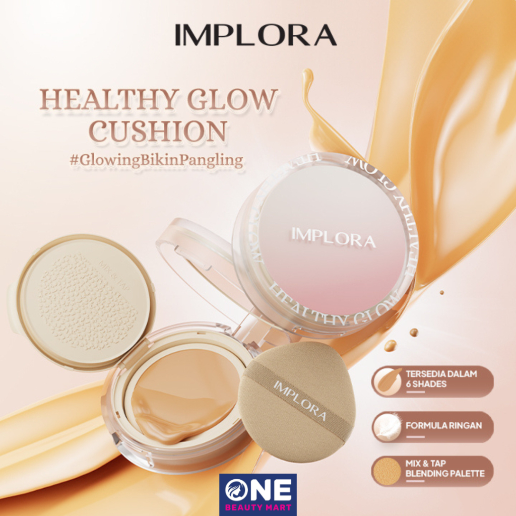 Jual IMPLORA Healthy Glow Cushion | Bedak UVA/UVB Protection | Medium ...