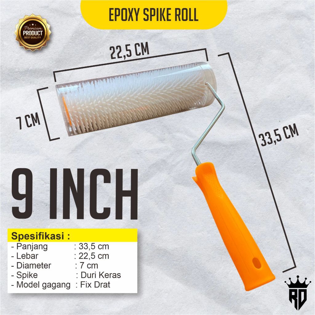 Jual Spike Roller Epoxy 9 Inch | Shopee Indonesia