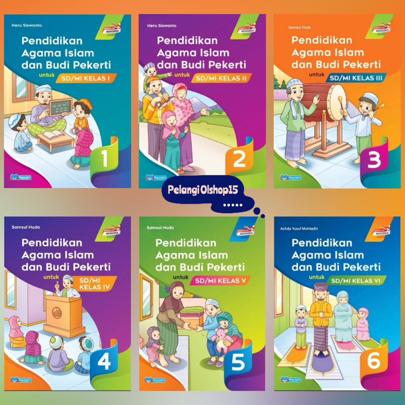 Jual BUKU AGAMA ISLAM DAN BUDI PEKERTI SD/MI KELAS 1 2 3 4 5 6 KURIKULUM MERDEKA MASMEDIA ...