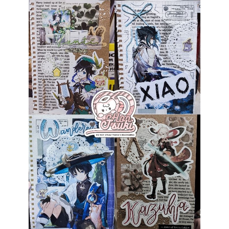 Jual [A5 Journal] 4NEMO Genshin Impact (Wanderer, Xiao, Kazuha, Venti ...