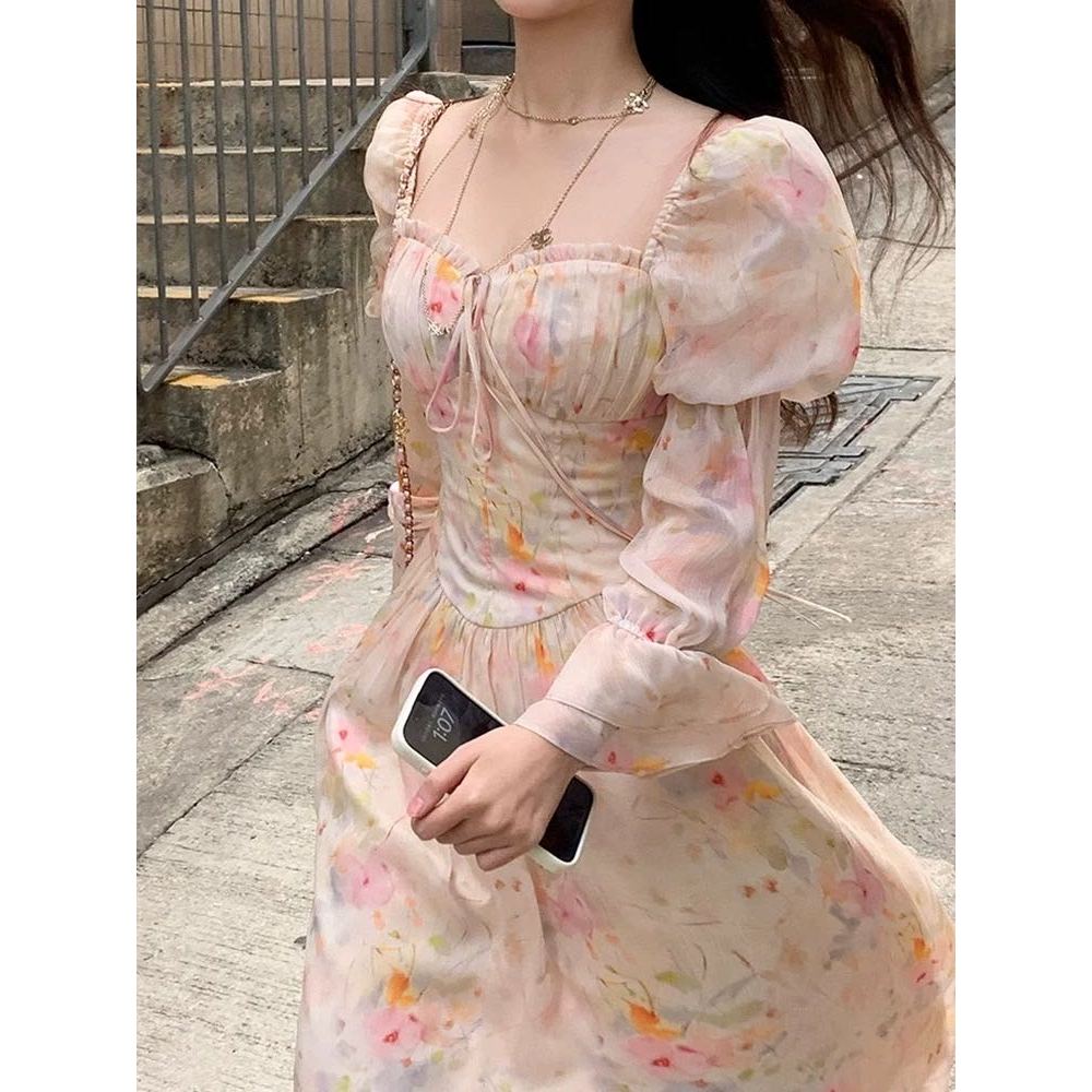 Jual Gaun bunga kelas atas Prancis wanita ukuran besar untuk rok ...