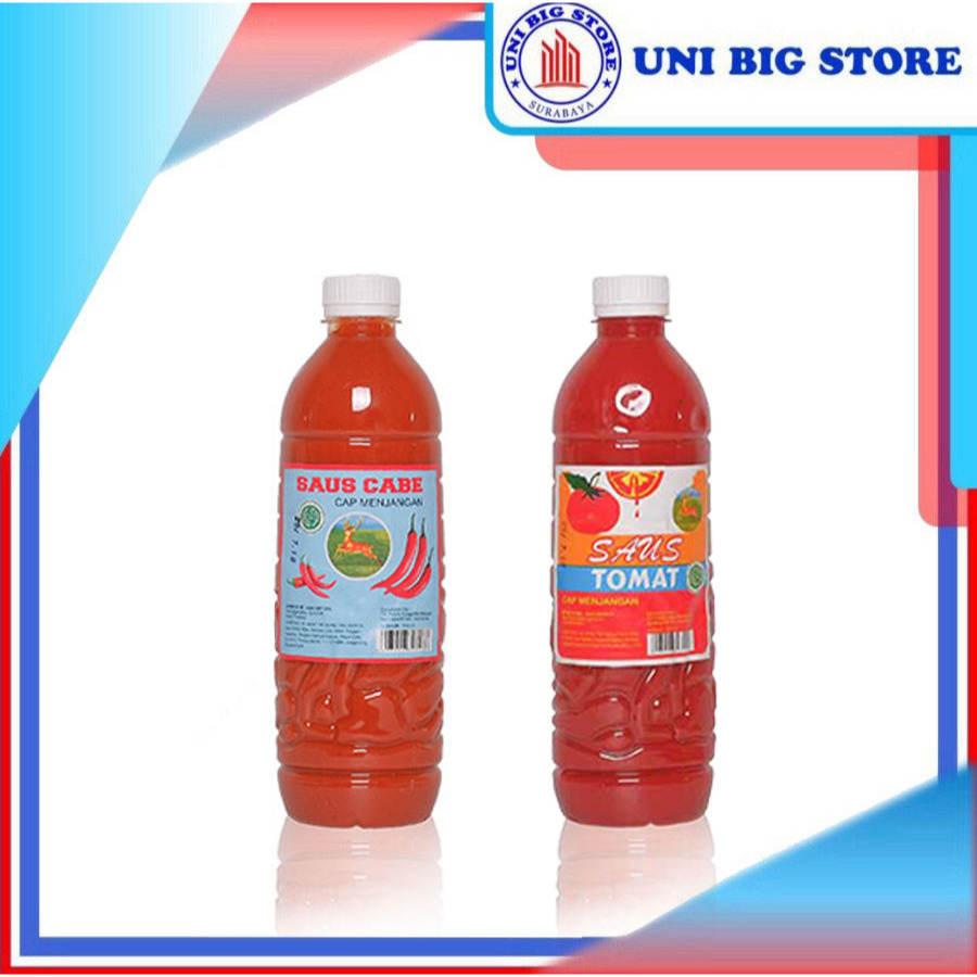 Jual Cap Menjangan Saus Cabe | Tomat 600ml Botol Chilli Tomato Sauce ...