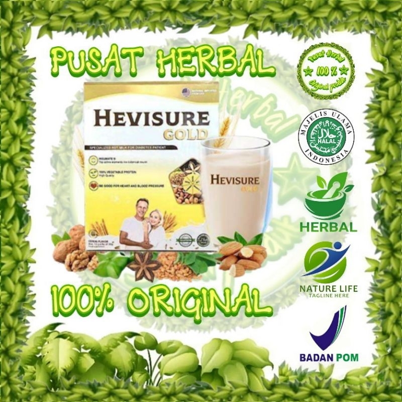 Jual HEVISURE GOLD MILK ASLI 100% ORIGINAL SUSU OBAT DIABETES DAN ...