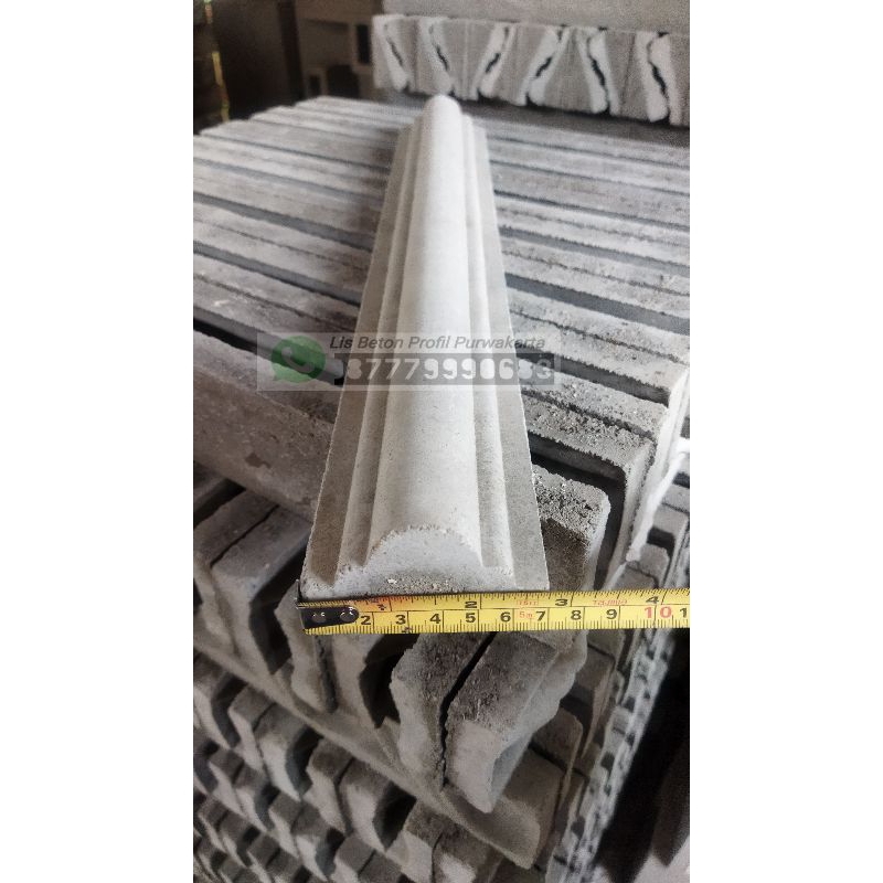 Jual Lis beton profil polos tengah 7.cm x 50.cm (minimal pembelian 30 ...