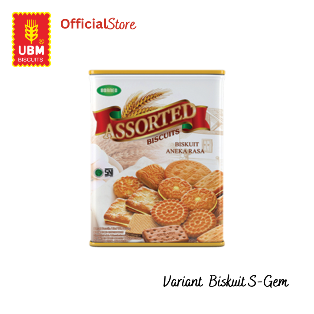 Jual UBM Biscuit Assorted Borneo 650g | Shopee Indonesia