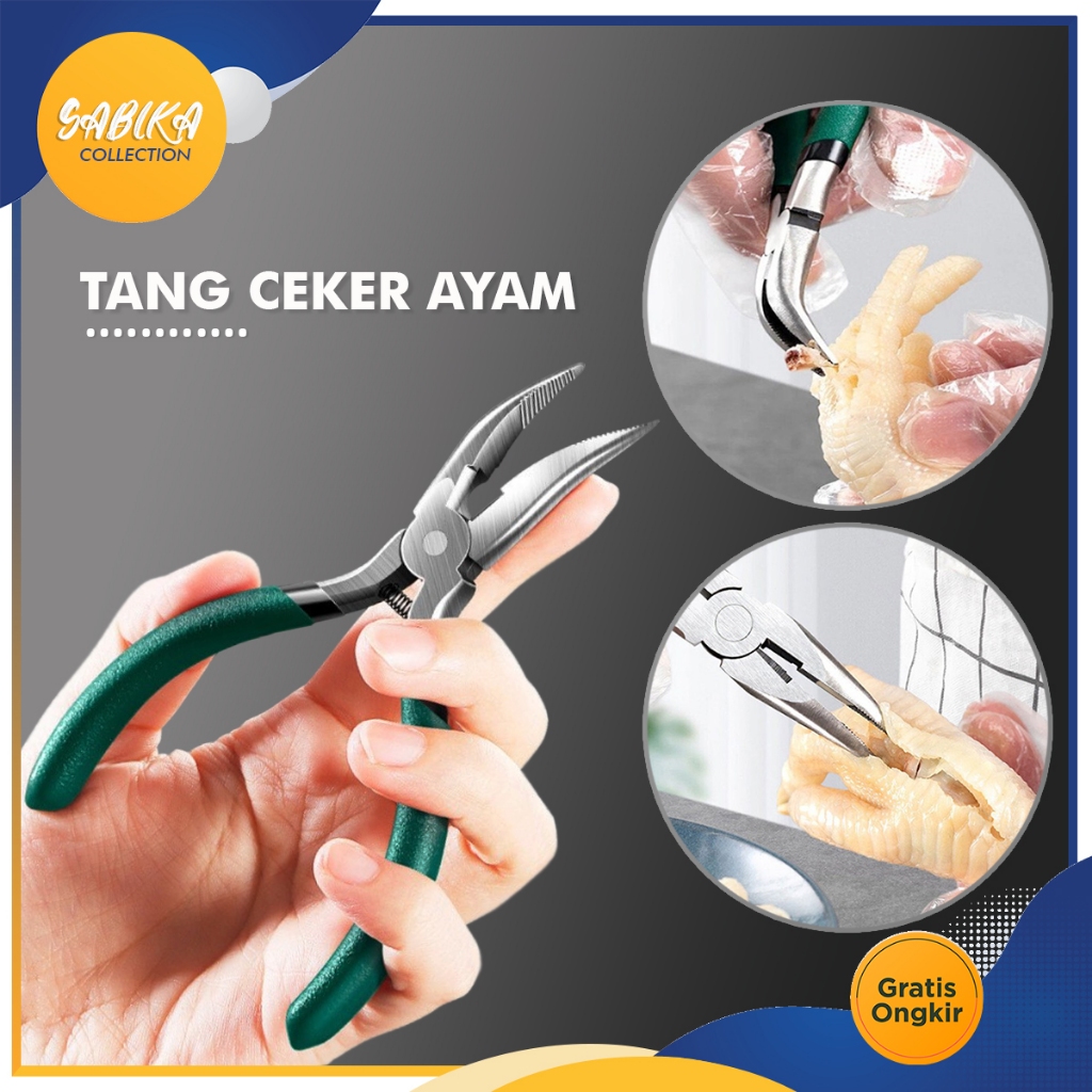 Jual Tang Gunting Pencabut Tulang Ceker Ayam Scissor Clip Boneless ...