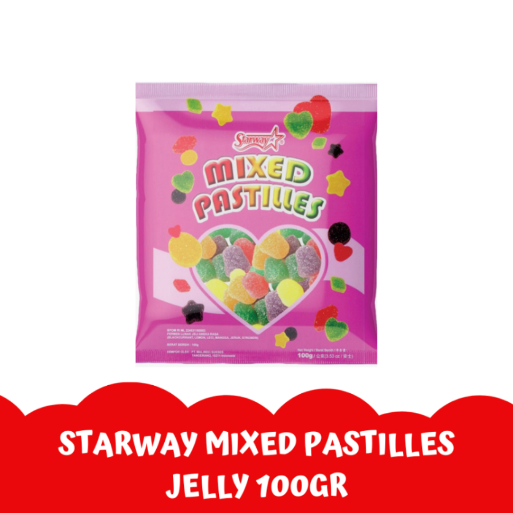 Jual Starway Mixed Pastilles Jelly Mixed 100gr | Shopee Indonesia