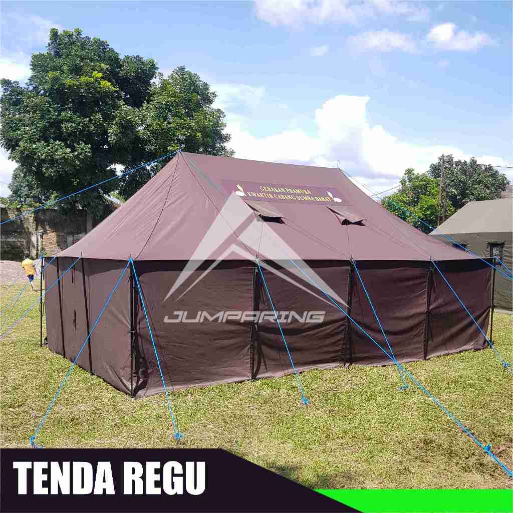 Jual Tenda Komando Army Barak Pramuka Regu - Perkemahan Camping Uk. 4M ...
