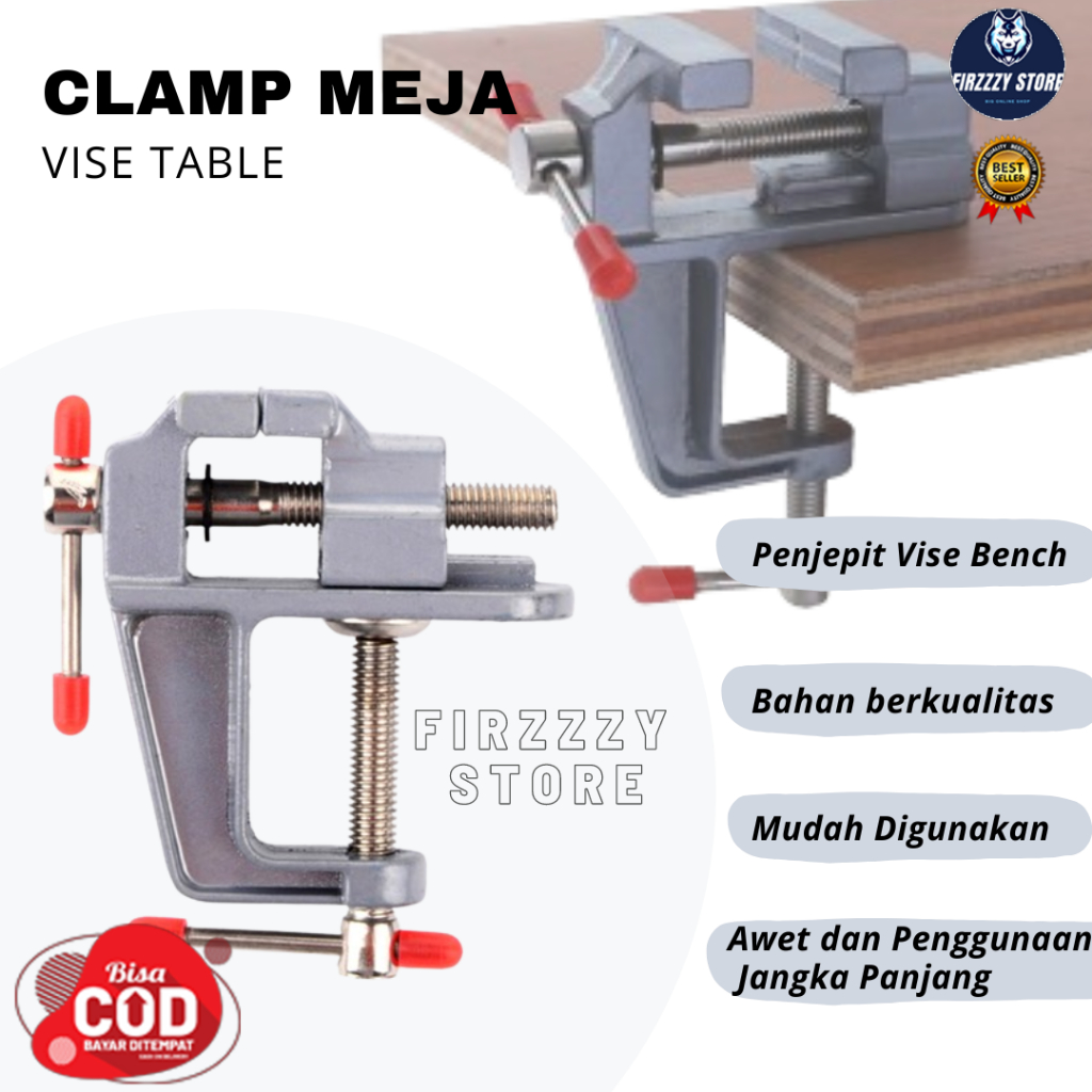 Jual YCT Clamp Meja Catok Vise Table Kerajinan Seni Perhiasan - Silver ...
