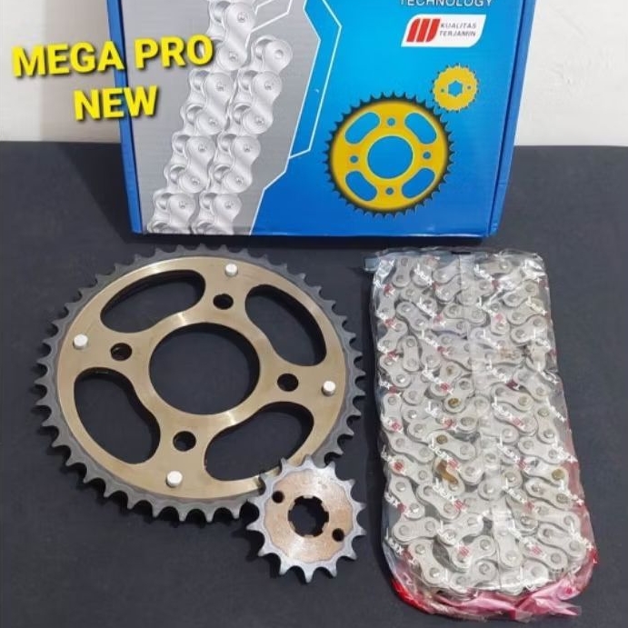 Jual Ger gear gir set paket MEGAPRO NEW - MONOSHOCK/VERZA 150/CB VERZA 150 CB150R LAMA CBR150R ...