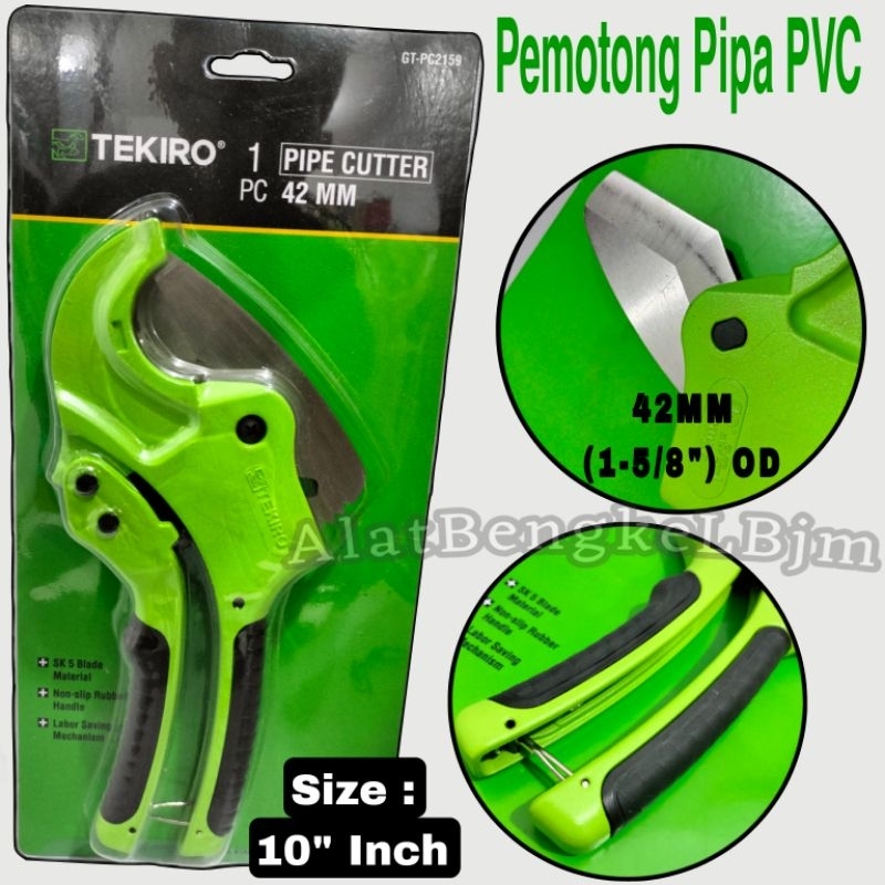 Jual GUNTING PIPA PVC "TEKIRO" 42MM ||ALAT POTONG PIPA PCV/PIPE CUTTER | Shopee Indonesia