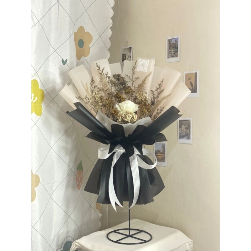 Jual Standing Display Bouquet Bunga Model Tusuk Rak Bouquet Stand ...
