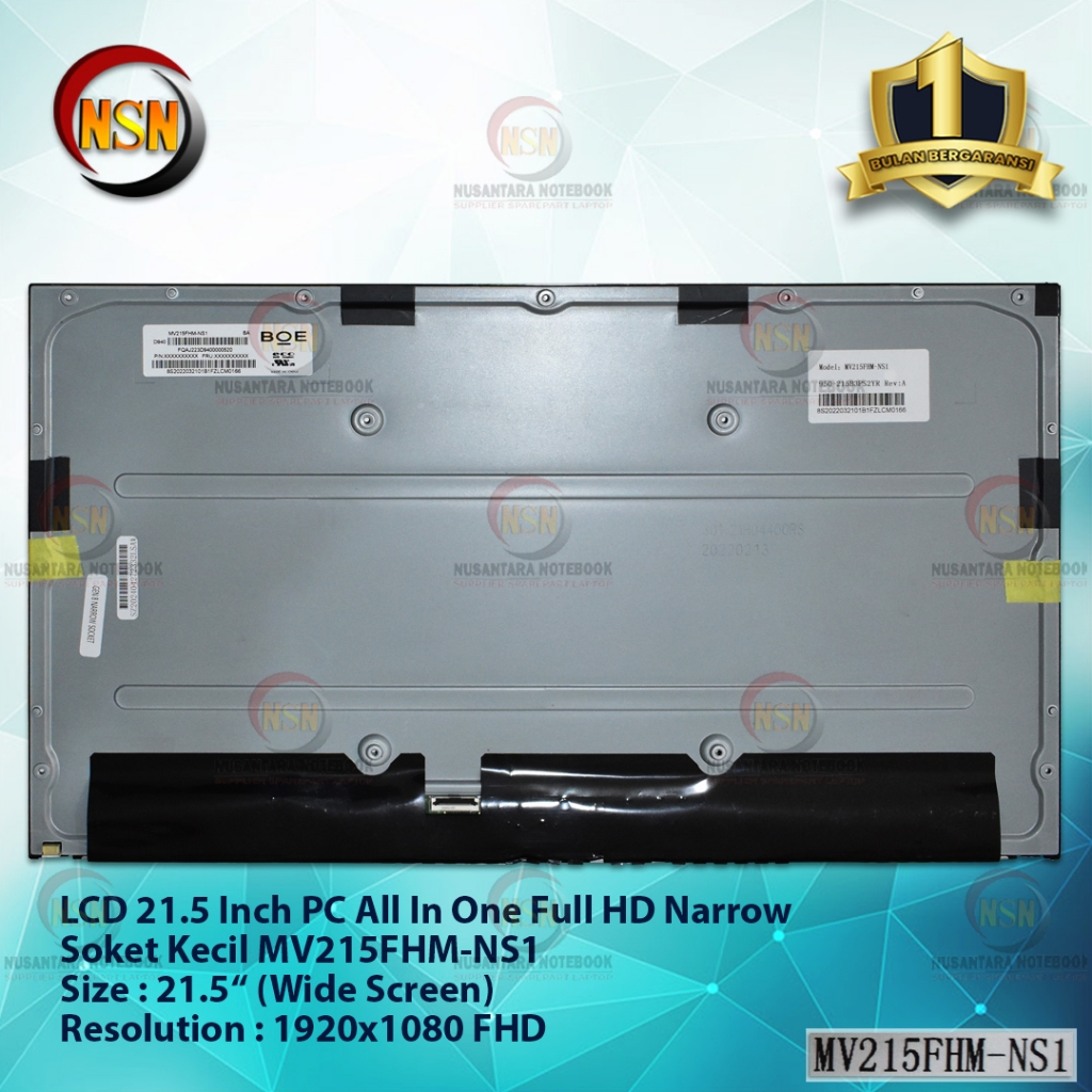 Jual LCD 21.5 Inch PC All In One Narrow Soket Kecil Full HD MV215FHM ...