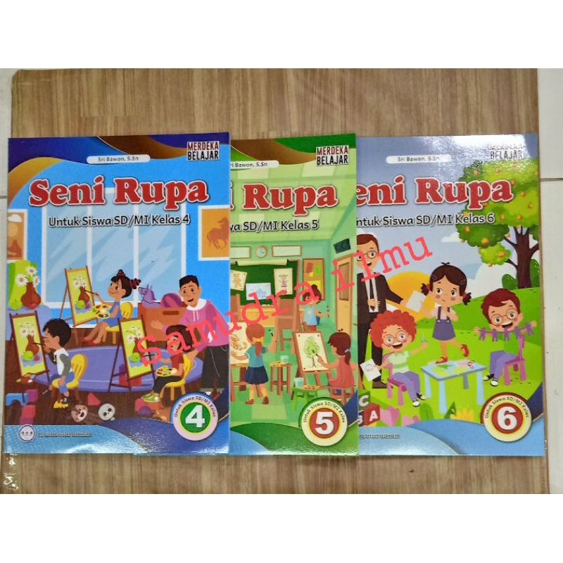 Jual BUKU SENI RUPA SISWA SD/MI KELAS 1,2,3,4,5,6 KURIKULUM MERDEKA | Shopee Indonesia