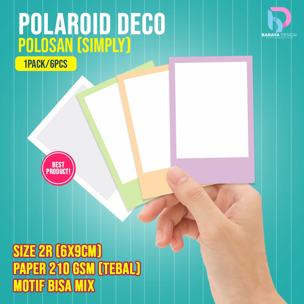 Jual Cetak Foto 2R ALA Polaroid Kertas Foto Glossy Tebal 210gsm | Shopee Indonesia