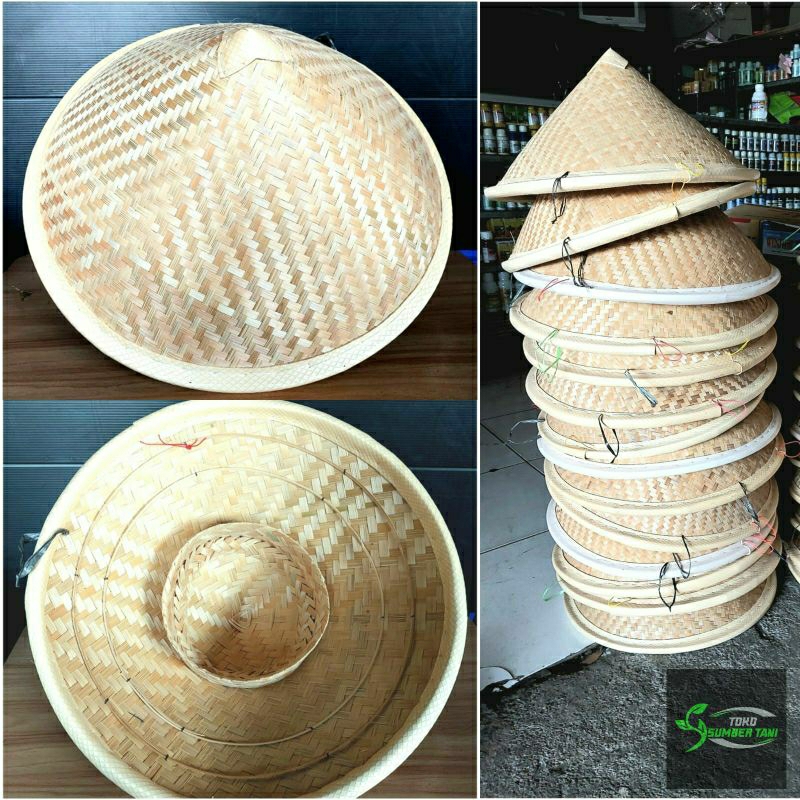 Jual Topi Caping Bambu Petani Kualitas Super Tebal | Shopee Indonesia