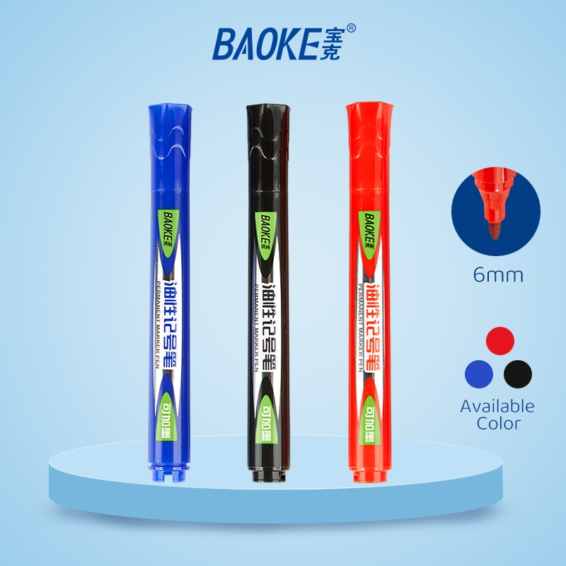 Jual BAOKE Spidol Papan Tulis / Dry Erase Marker Tebal 1.8mm Bisa ...