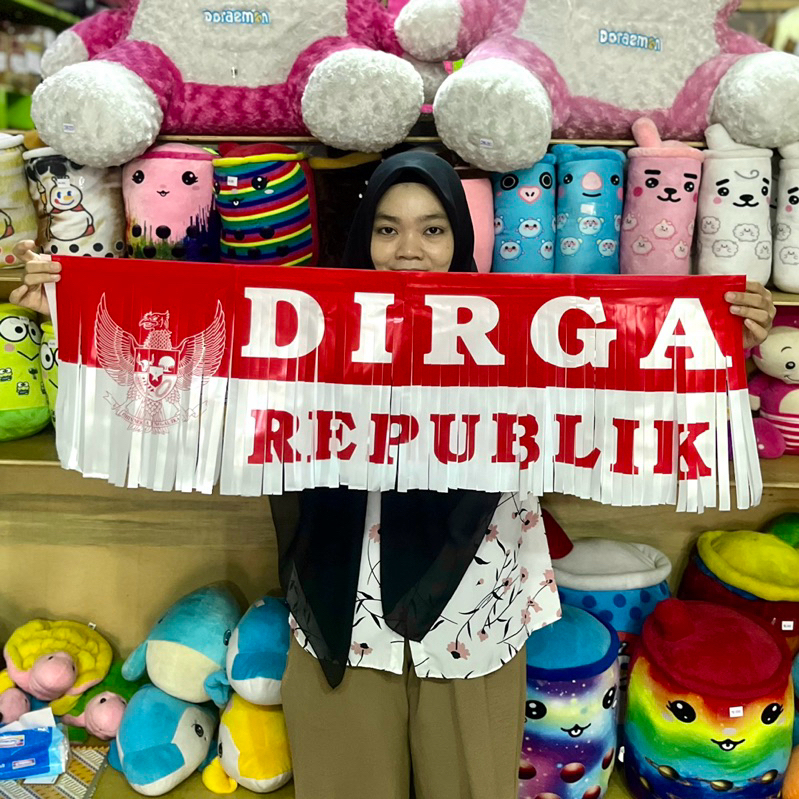 Jual Garland banner dirgahayu RI banner rumbai umbul umbul garland foil ...