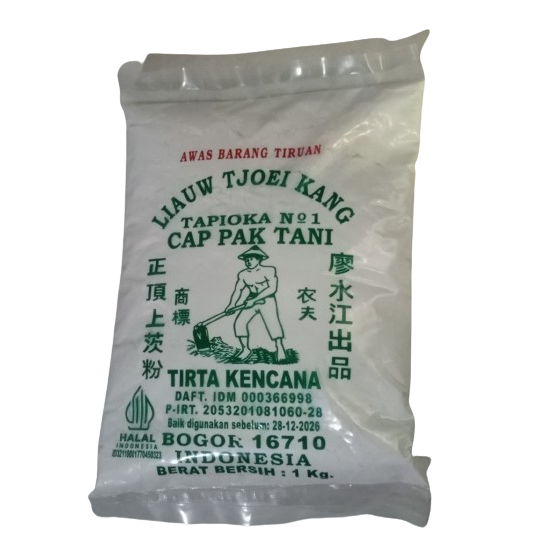 Jual Tepung Tapioka Cap Pak Tani liauw tjoei kang 1kg - Tepung Sagu ...