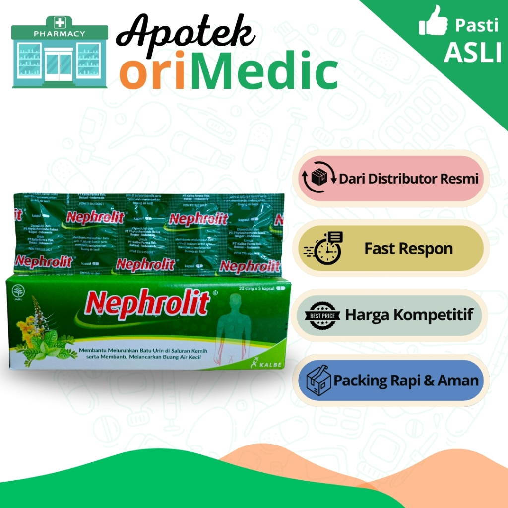 Jual Nephrolit 5 Kapsul | Shopee Indonesia
